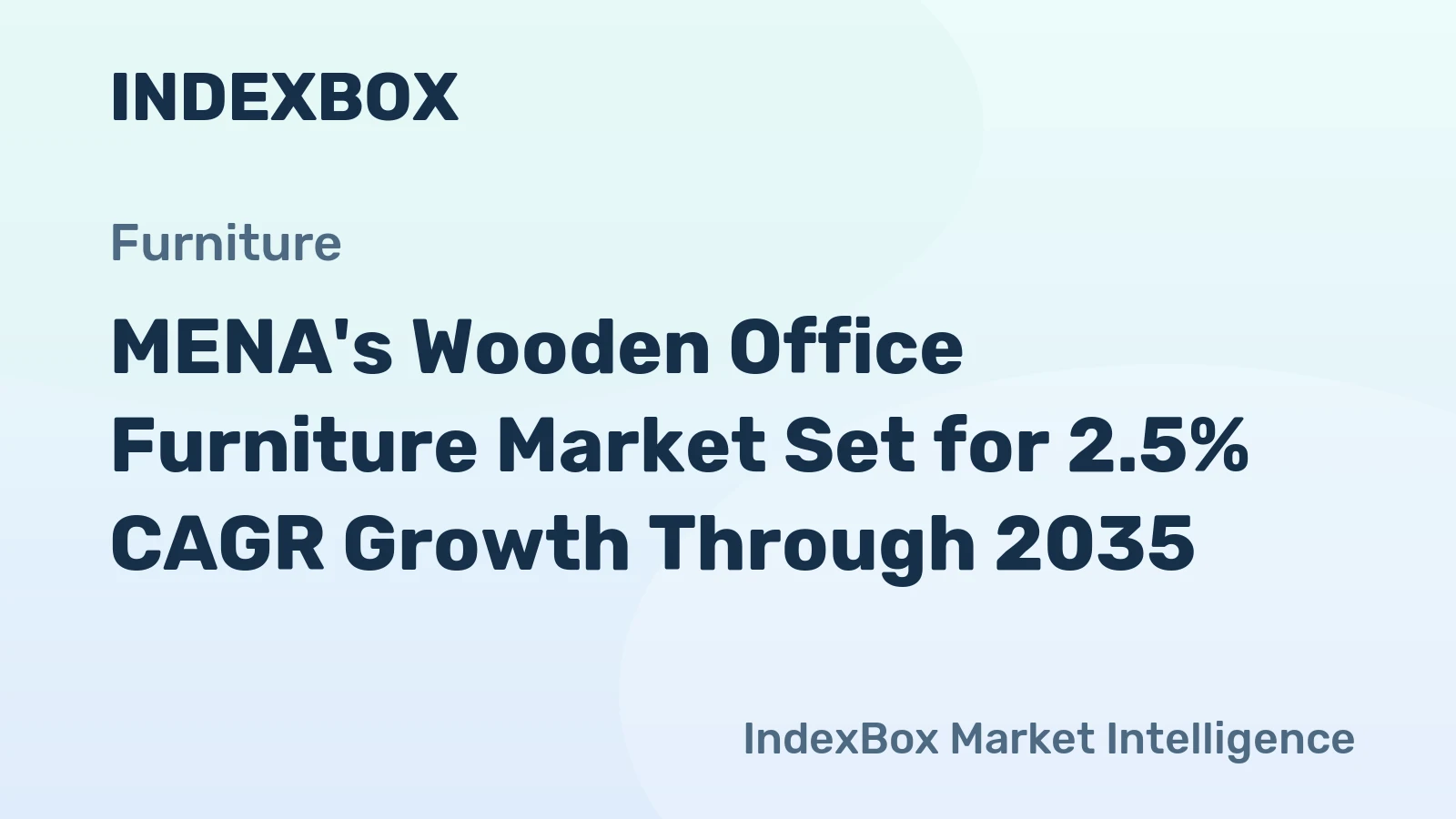 MENA's Wooden Office Furniture Market Set for 2.5% CAGR Growth Through 2035