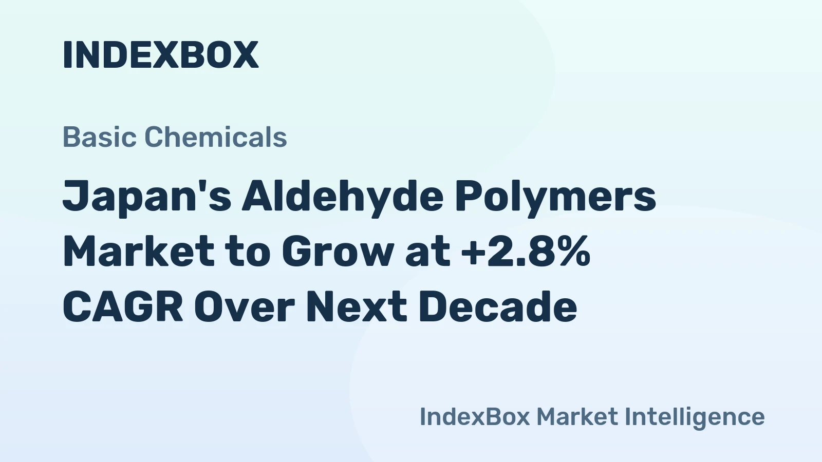 Japan's Aldehyde Polymers Market to Grow at +2.8% CAGR Over Next Decade