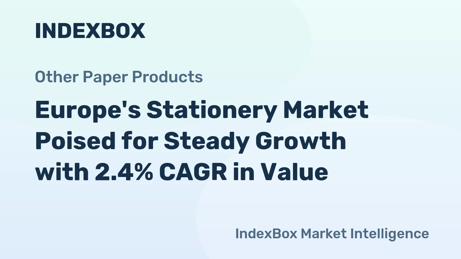 Europe's Stationery Market Poised for Steady Growth with 2.4% CAGR in Value