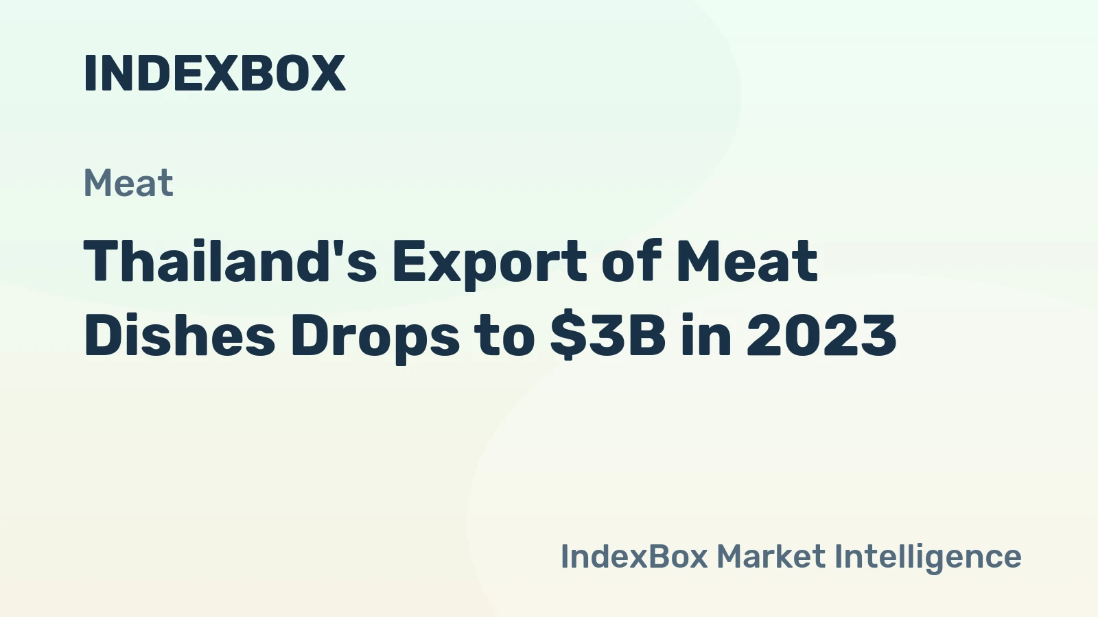 Thailand's Export of Meat Dishes Drops to $3B in 2023