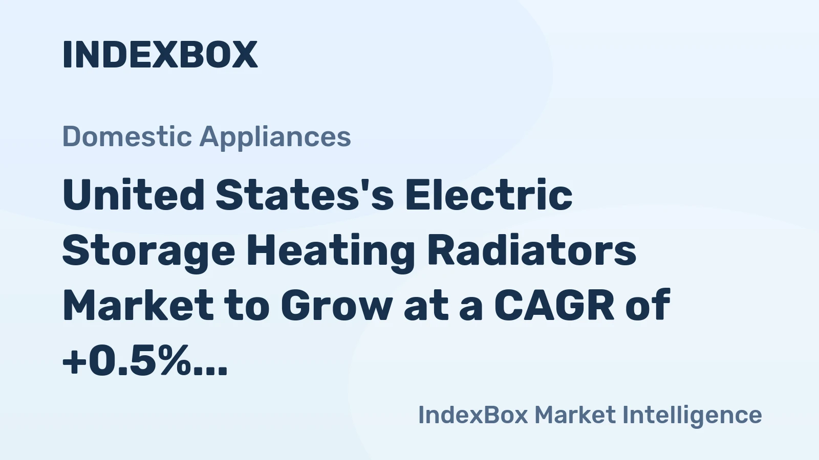 United States's Electric Storage Heating Radiators Market to Grow at a CAGR of +0.5% from 2024 to 2035, Reaching $58M by 2035