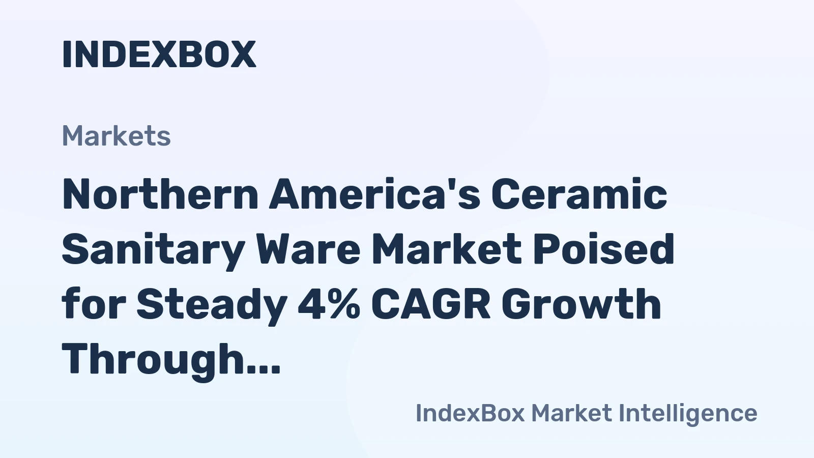 Northern America's Ceramic Sanitary Ware Market Poised for Steady 4% CAGR Growth Through 2035