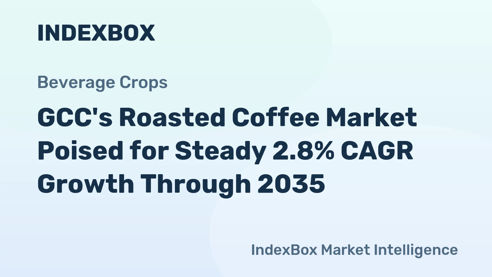 GCC's Roasted Coffee Market Poised for Steady 2.8% CAGR Growth Through 2035