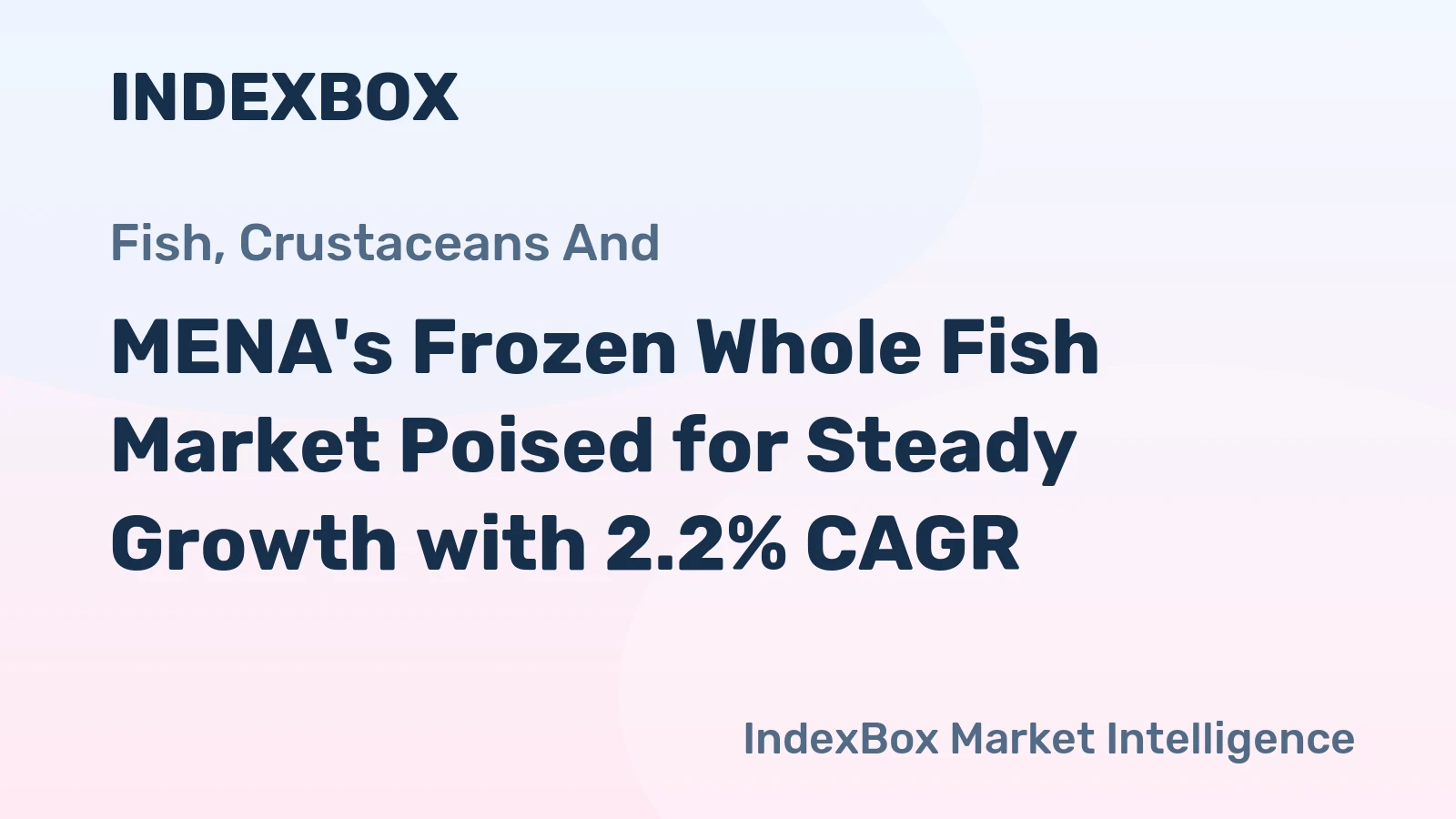 MENA's Frozen Whole Fish Market Poised for Steady Growth with 2.2% CAGR