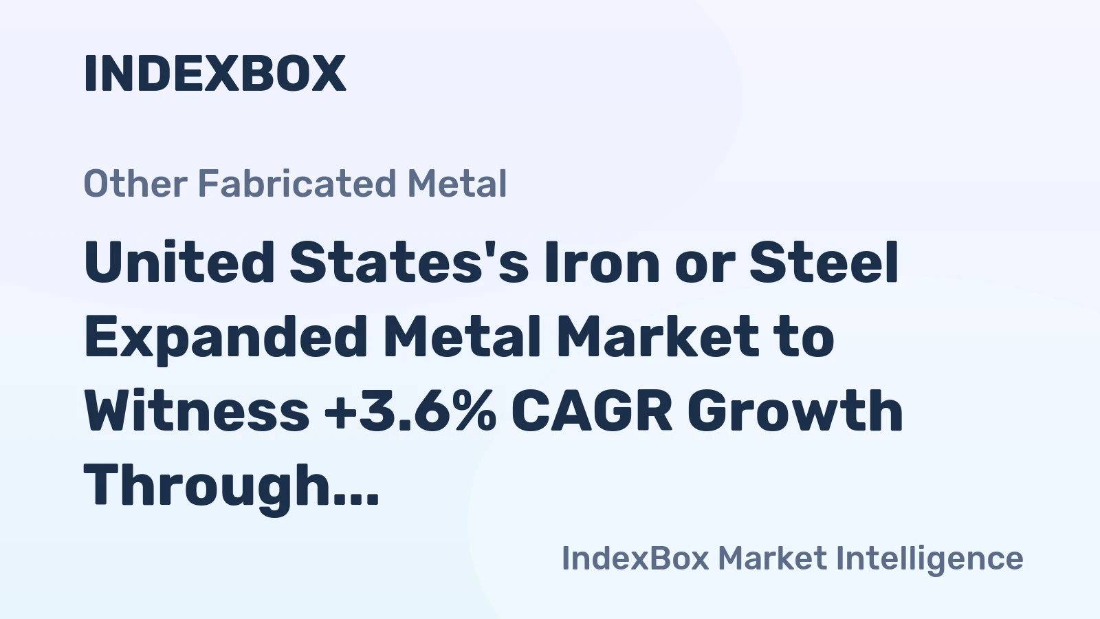 United States's Iron or Steel Expanded Metal Market to Witness +3.6% CAGR Growth Through 2035