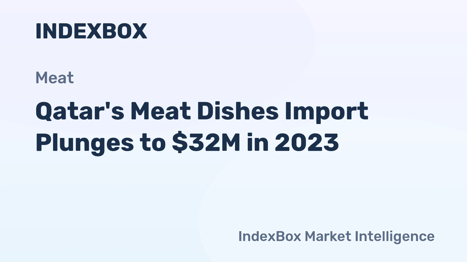 Qatar's Meat Dishes Import Plunges to $32M in 2023