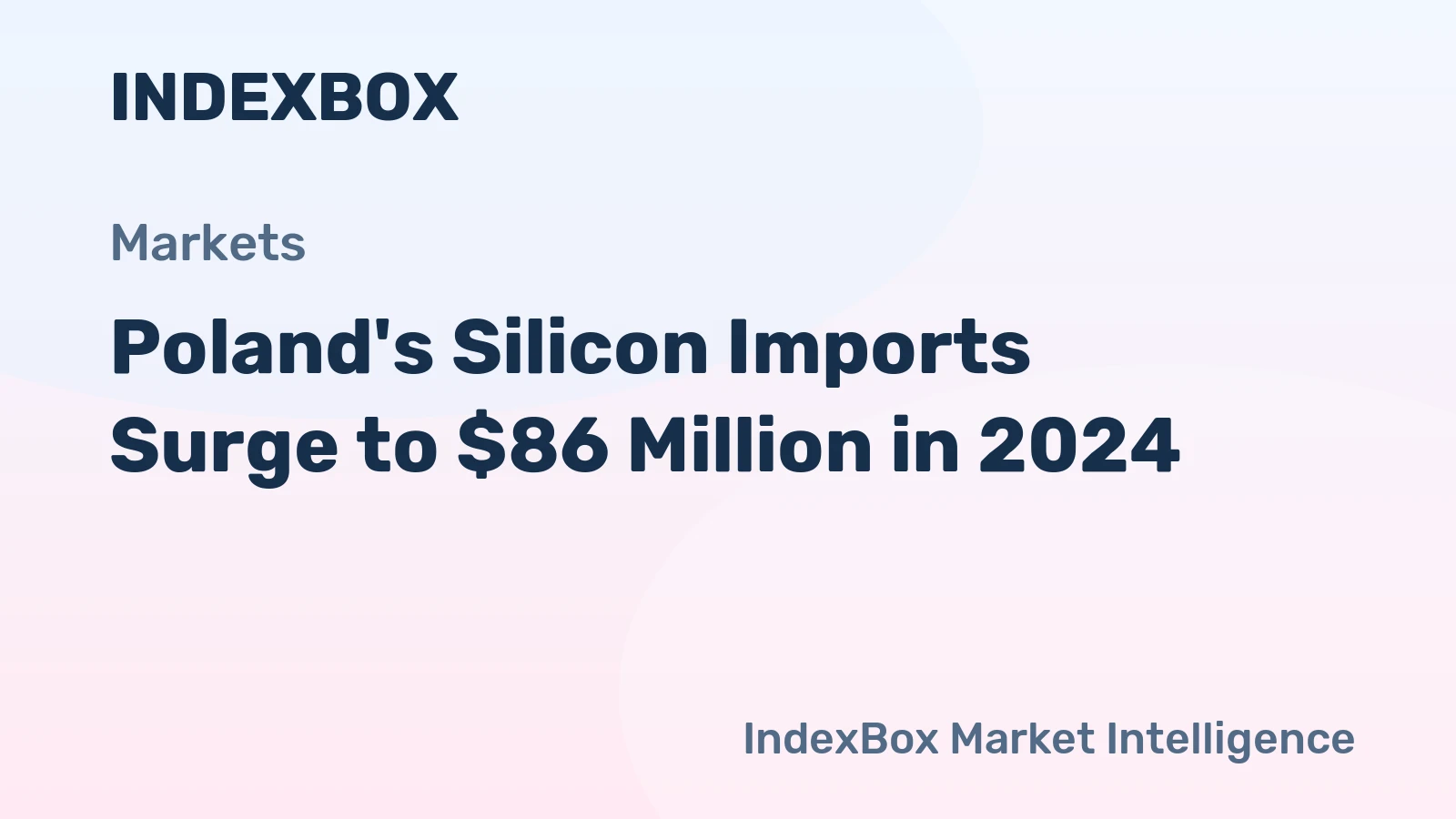 Poland's Silicon Imports Surge to $86 Million in 2024