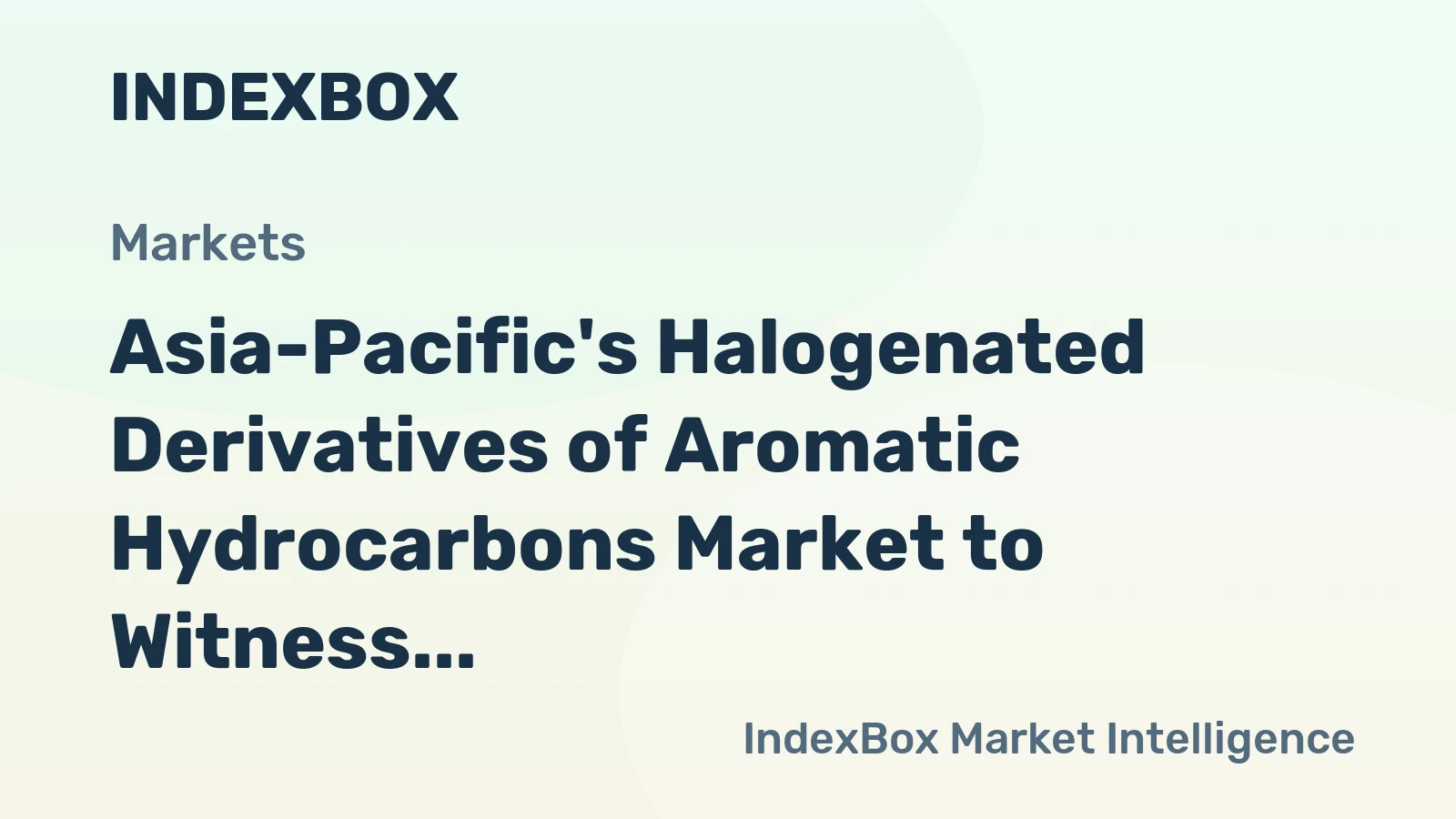 Asia-Pacific's Halogenated Derivatives of Aromatic Hydrocarbons Market to Witness Steady Growth with +1.6% CAGR Through 2035
