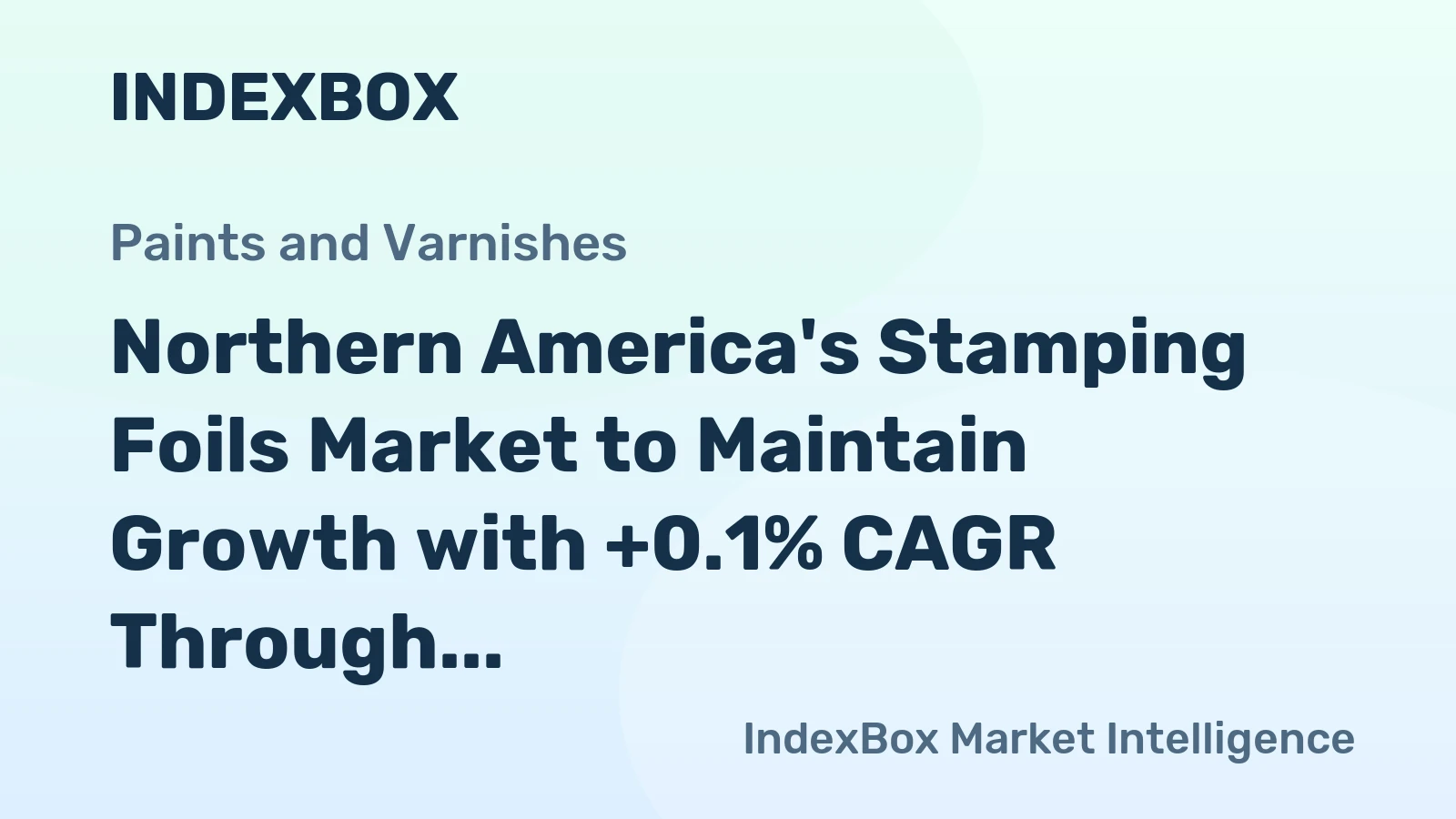 Northern America's Stamping Foils Market to Maintain Growth with +0.1% CAGR Through 2035, Reaching $6.1B in Value
