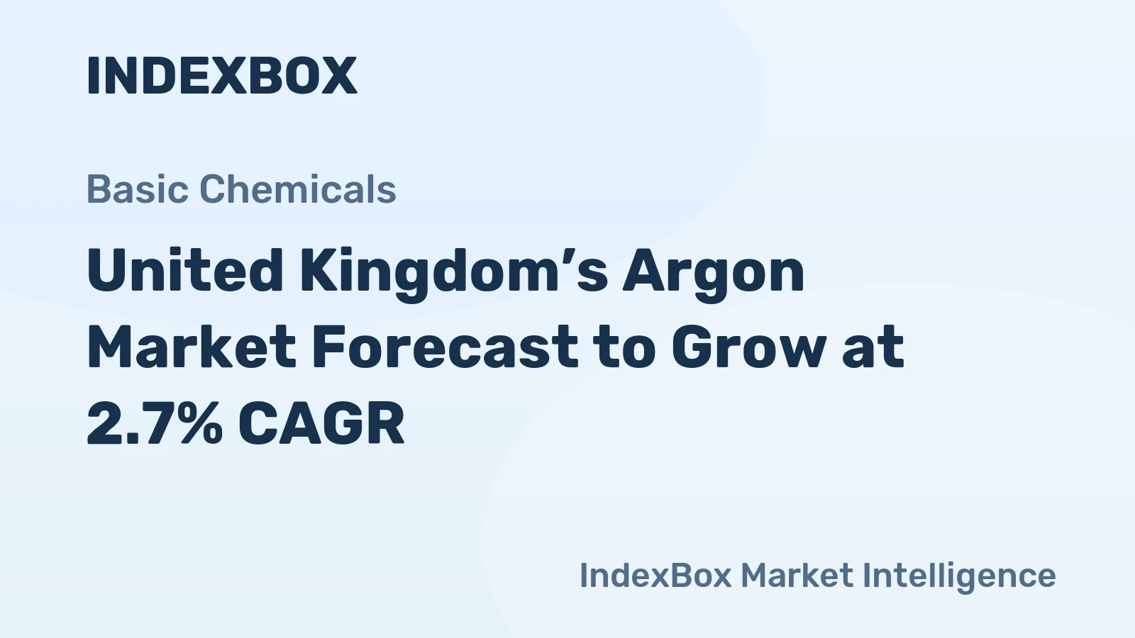 United Kingdom’s Argon Market Forecast to Grow at 2.7% CAGR