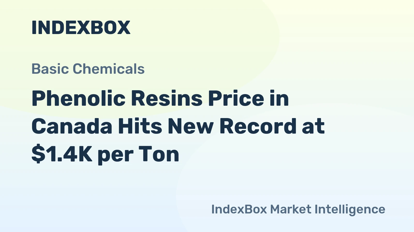 Phenolic Resins Price in Canada Hits New Record at $1.4K per Ton