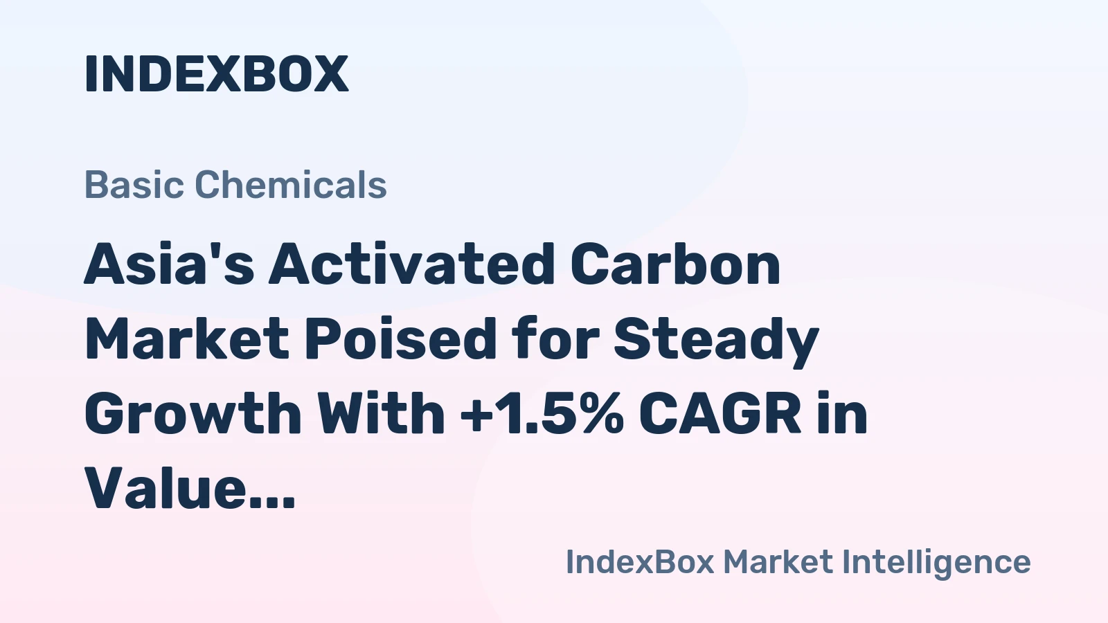 Asia's Activated Carbon Market Poised for Steady Growth With +1.5% CAGR in Value Through 2035