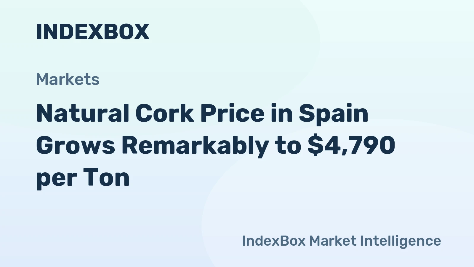 Natural Cork Price in Spain Grows Remarkably to $4,790 per Ton
