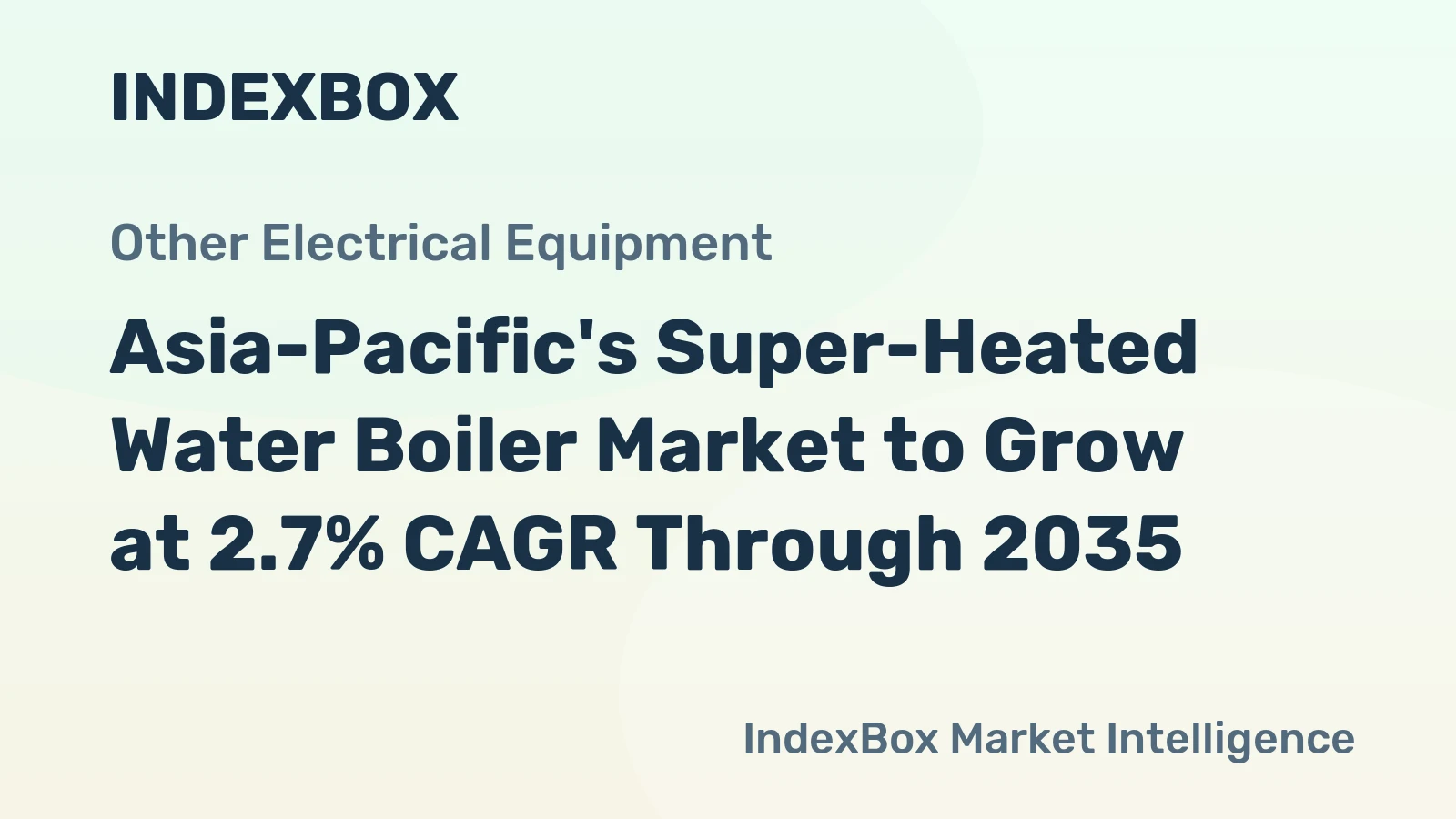 Asia-Pacific's Super-Heated Water Boiler Market to Grow at 2.7% CAGR Through 2035