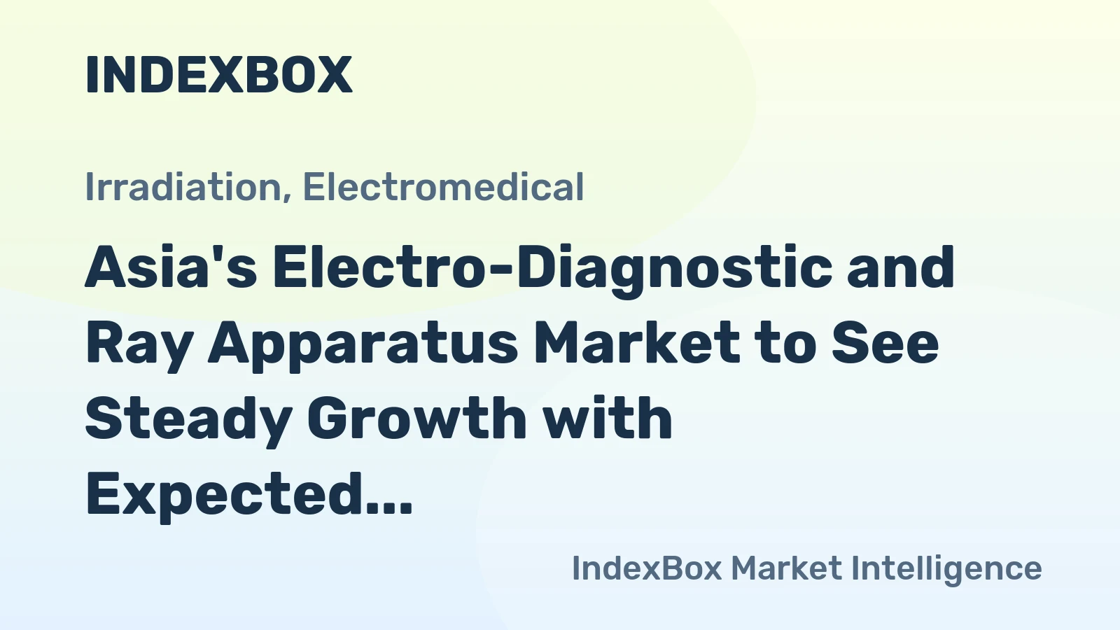 Asia's Electro-Diagnostic and Ray Apparatus Market to See Steady Growth with Expected CAGR of +1.2% from 2024-2035, Reaching $2,188.3B by End of Decade