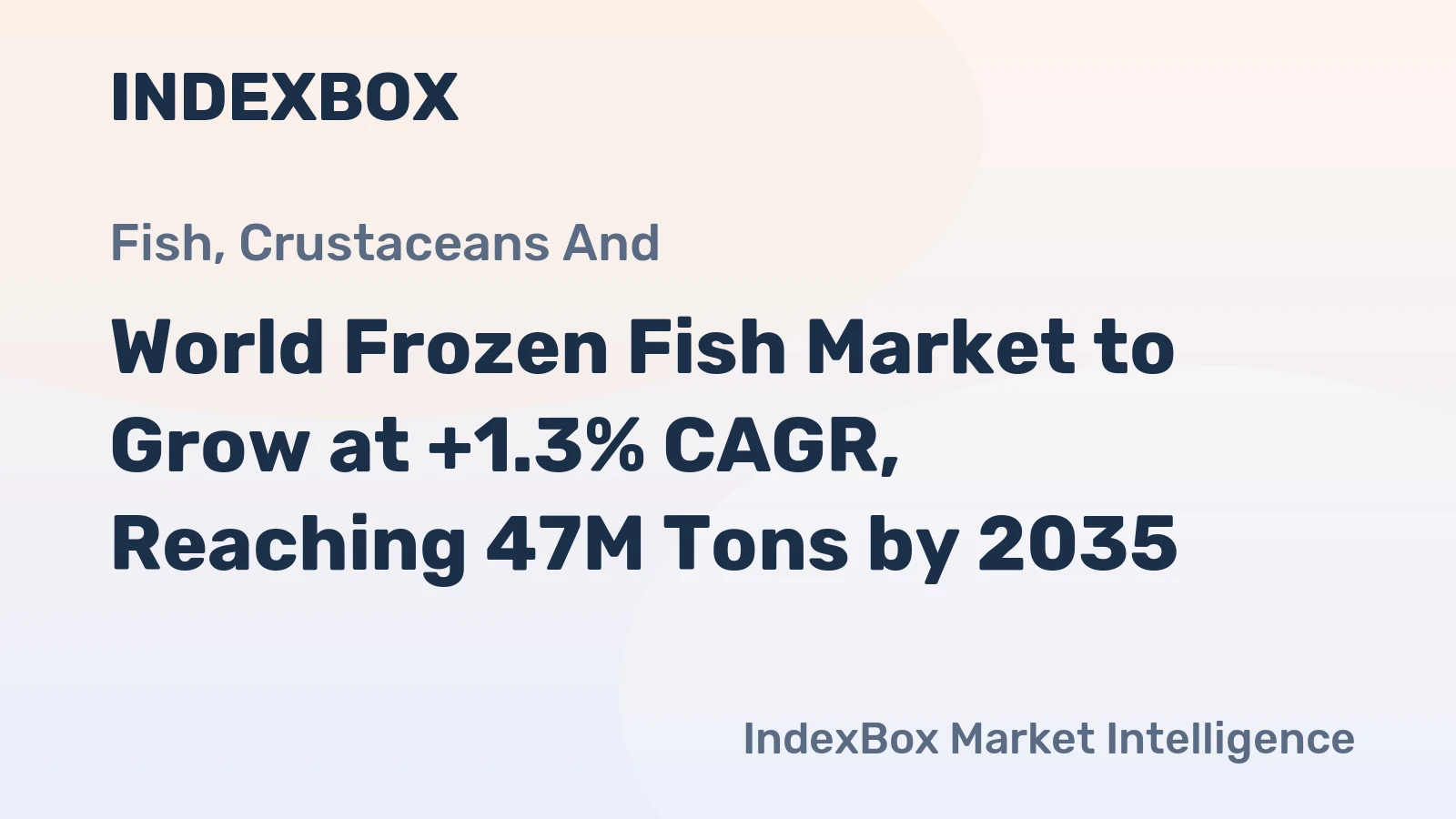 World Frozen Fish Market to Grow at +1.3% CAGR, Reaching 47M Tons by 2035