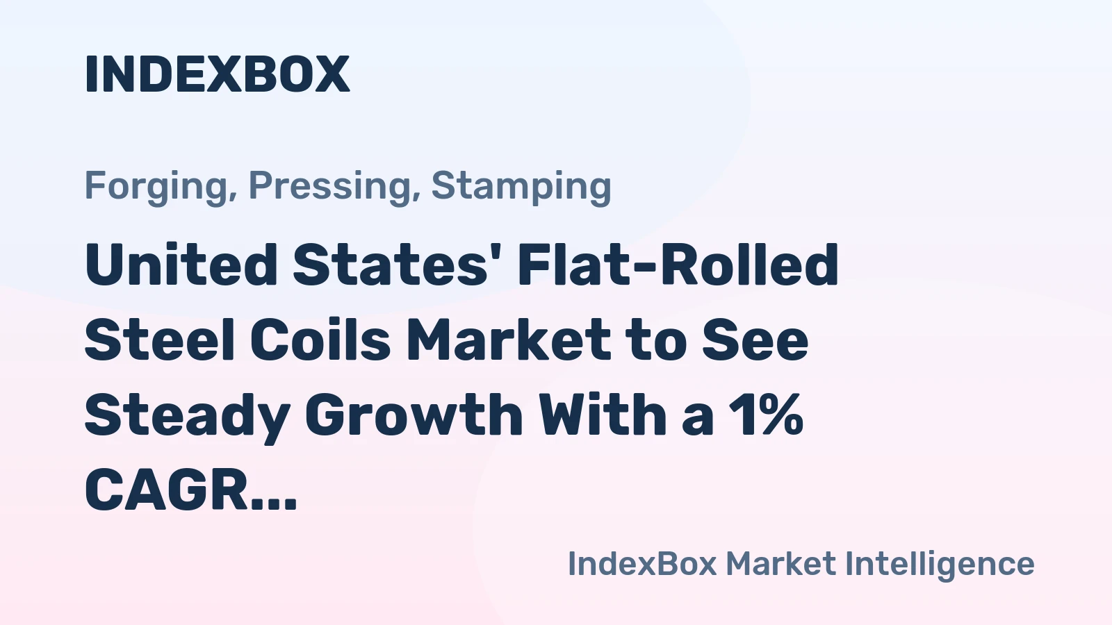 United States' Flat-Rolled Steel Coils Market to See Steady Growth With a 1% CAGR Through 2035