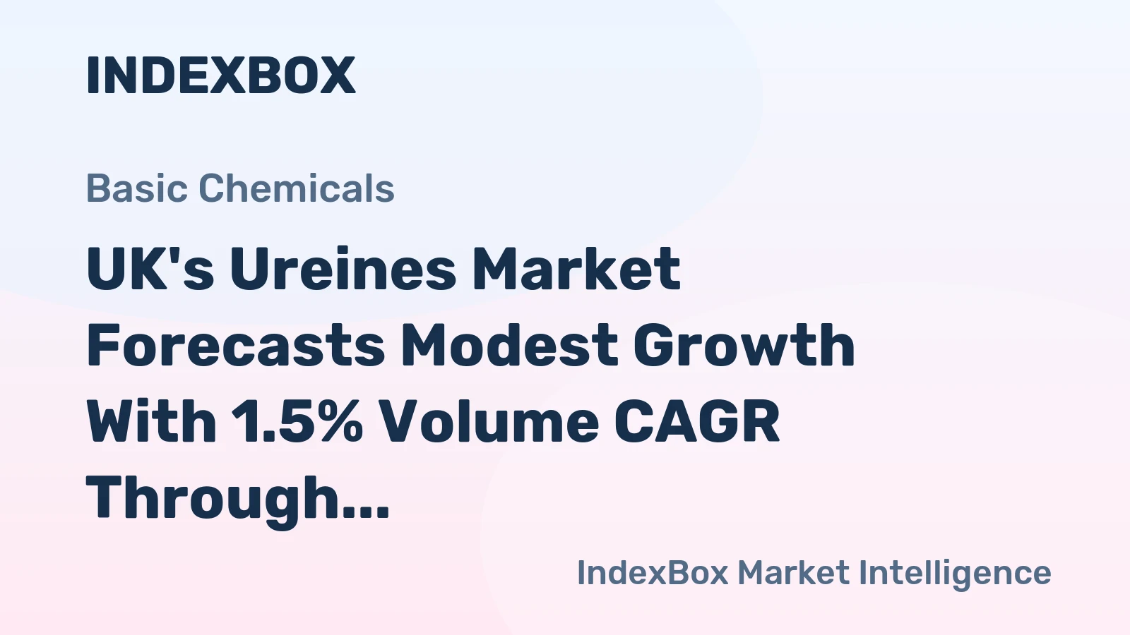 UK's Ureines Market Forecasts Modest Growth With 1.5% Volume CAGR Through 2035