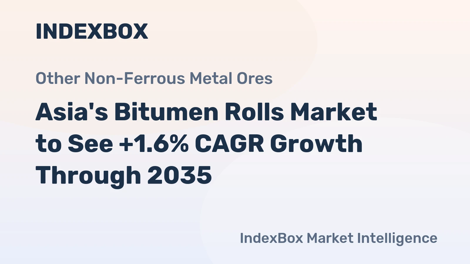 Asia's Bitumen Rolls Market to See +1.6% CAGR Growth Through 2035