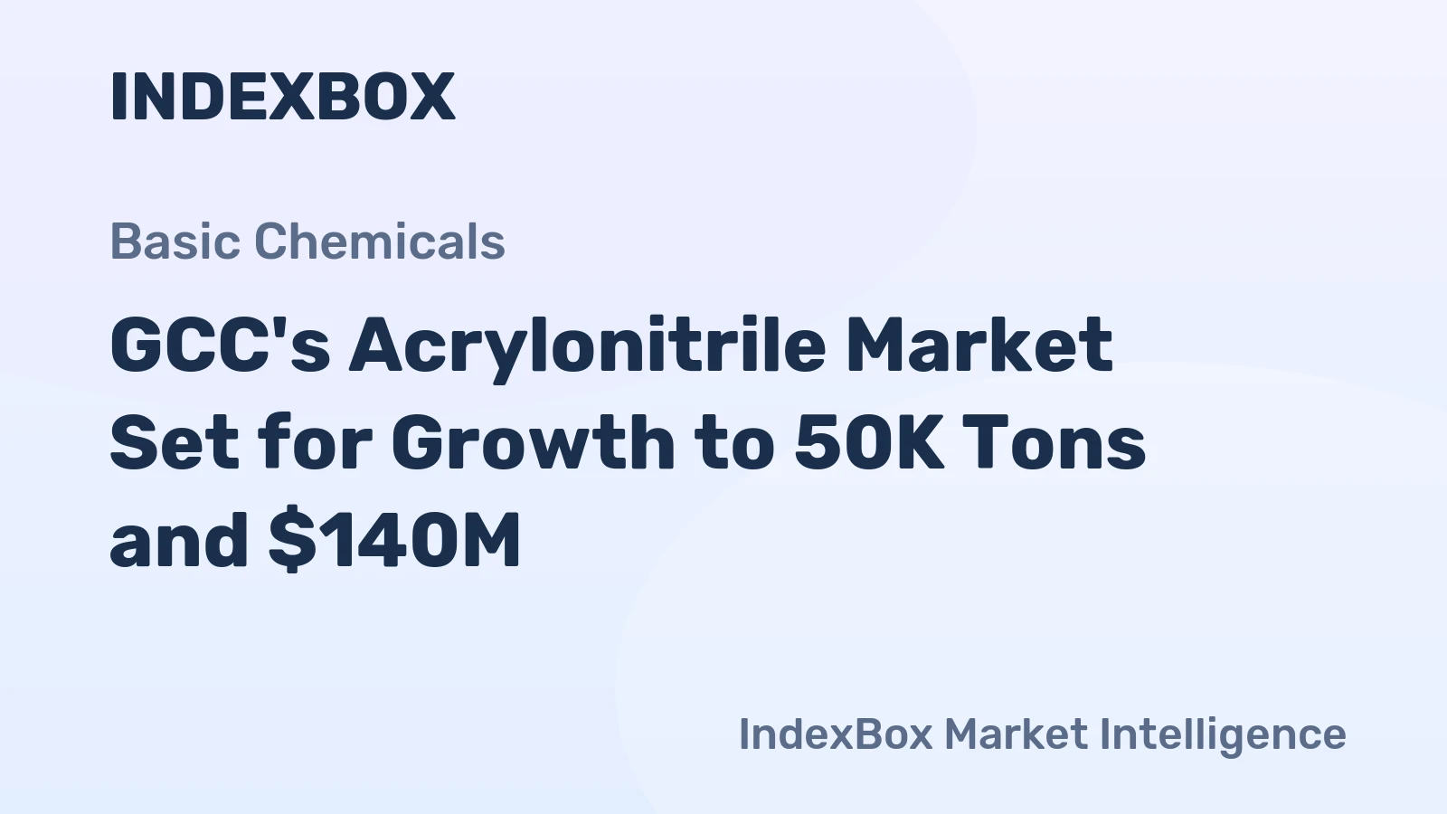 GCC's Acrylonitrile Market Set for Growth to 50K Tons and $140M
