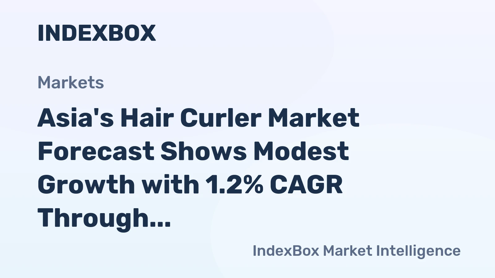 Asia's Hair Curler Market Forecast Shows Modest Growth with 1.2% CAGR Through 2035