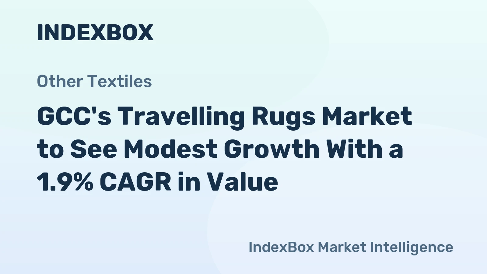 GCC's Travelling Rugs Market to See Modest Growth With a 1.9% CAGR in Value