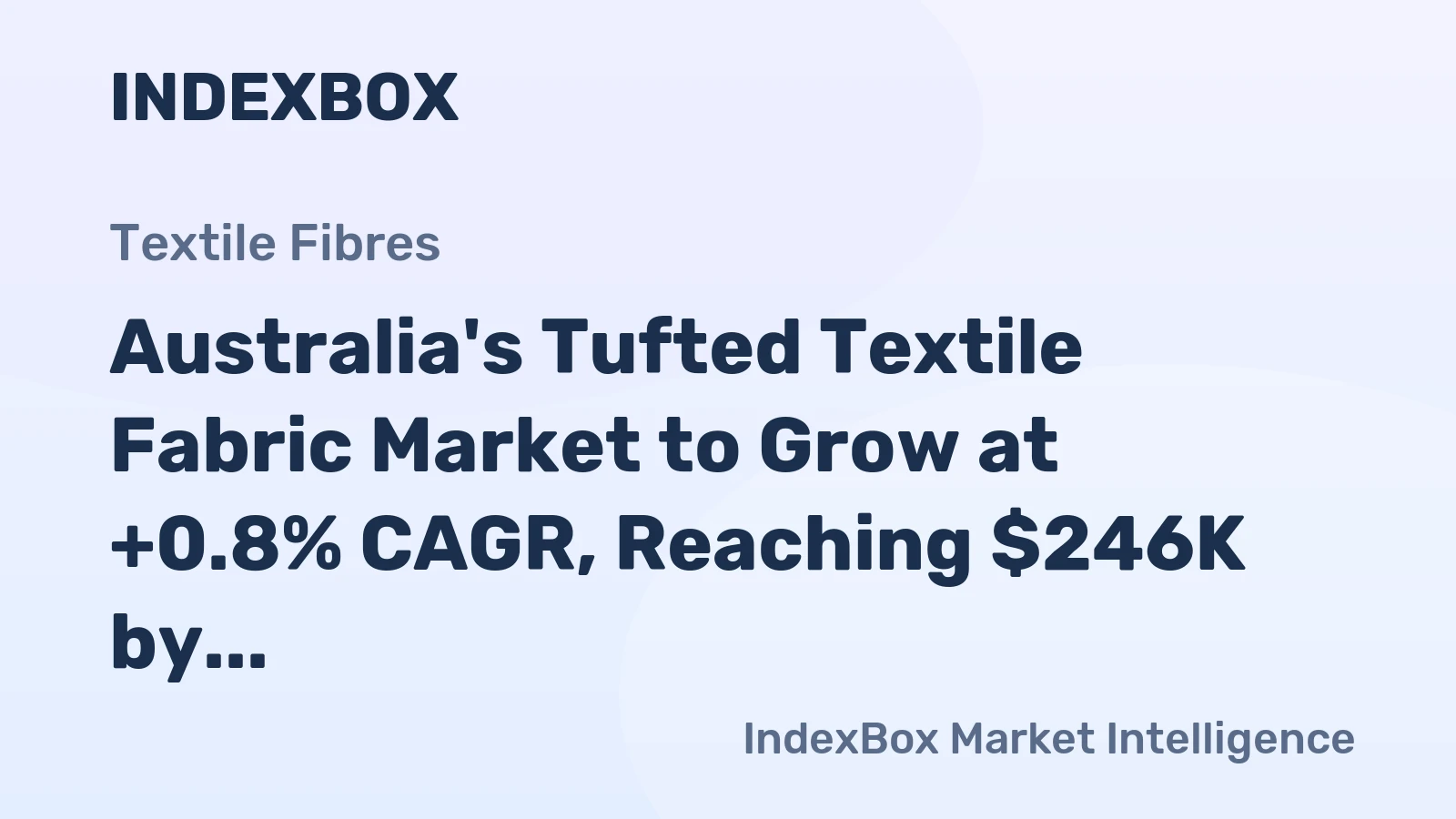 Australia's Tufted Textile Fabric Market to Grow at +0.8% CAGR, Reaching $246K by 2035