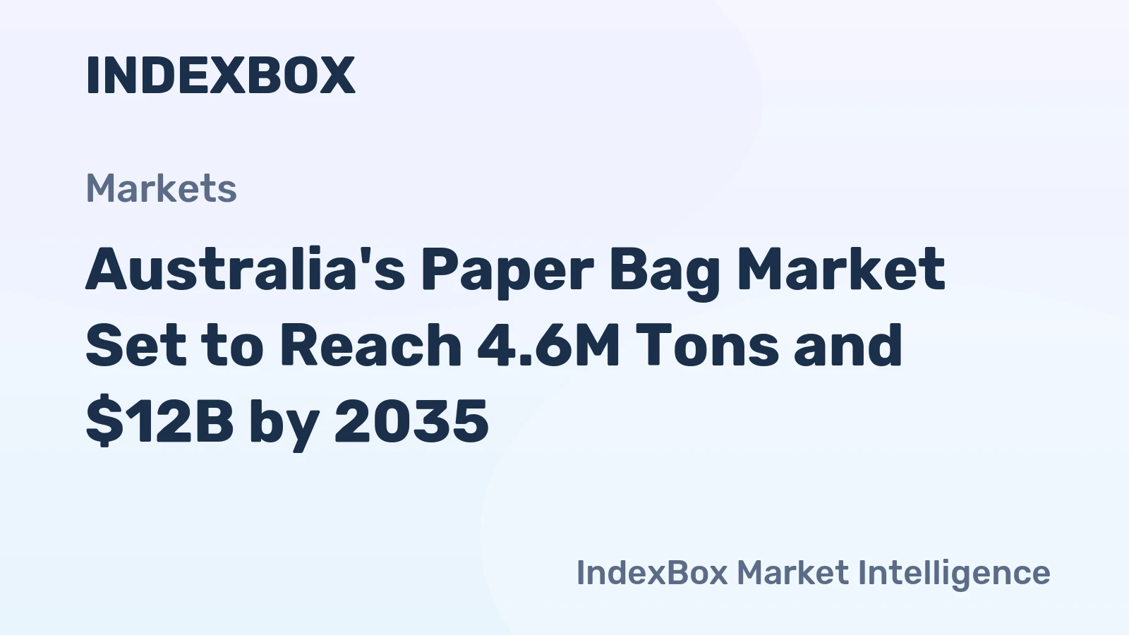 Australia's Paper Bag Market Set to Reach 4.6M Tons and $12B by 2035
