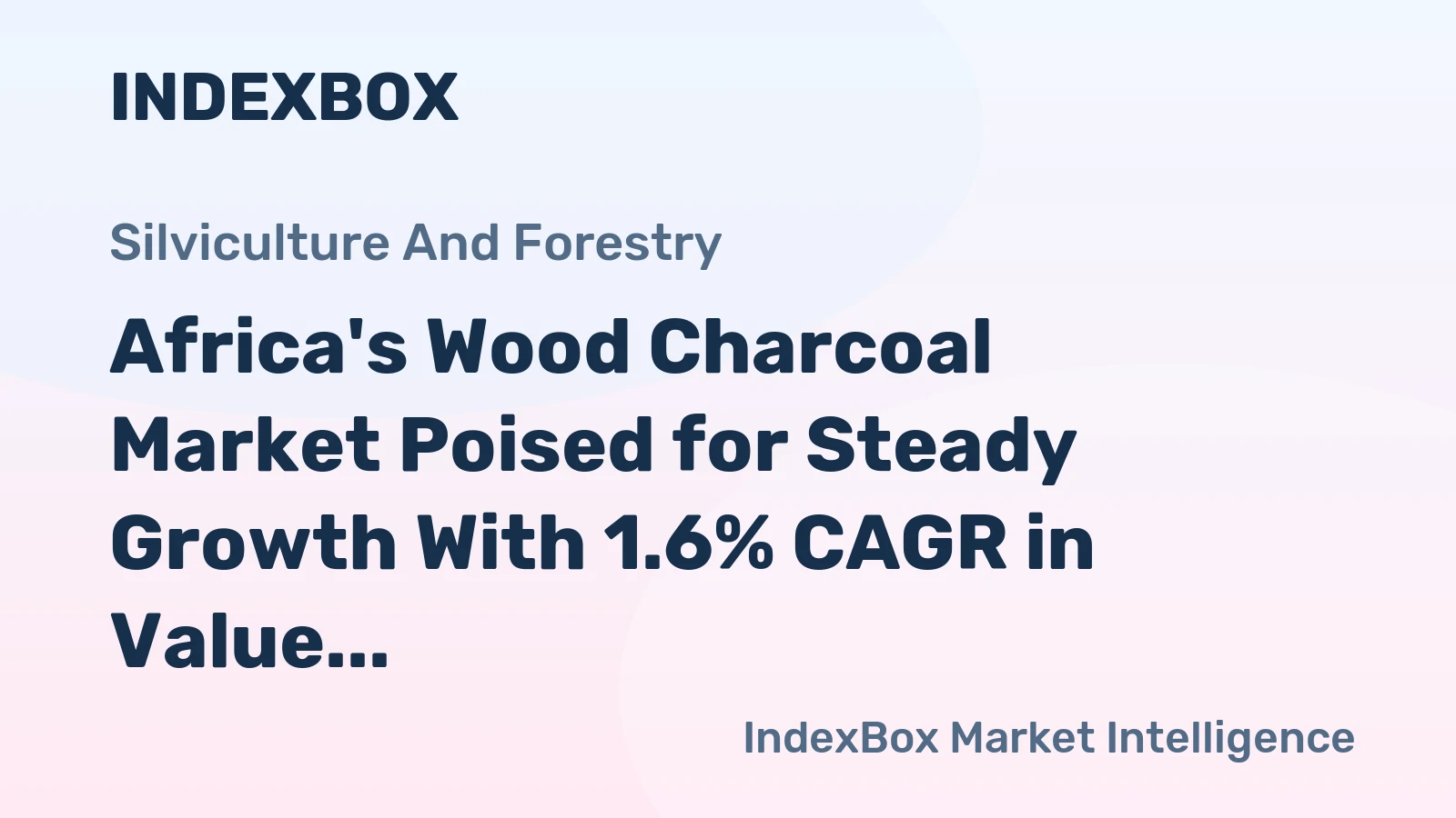 Africa's Wood Charcoal Market Poised for Steady Growth With 1.6% CAGR in Value Through 2035