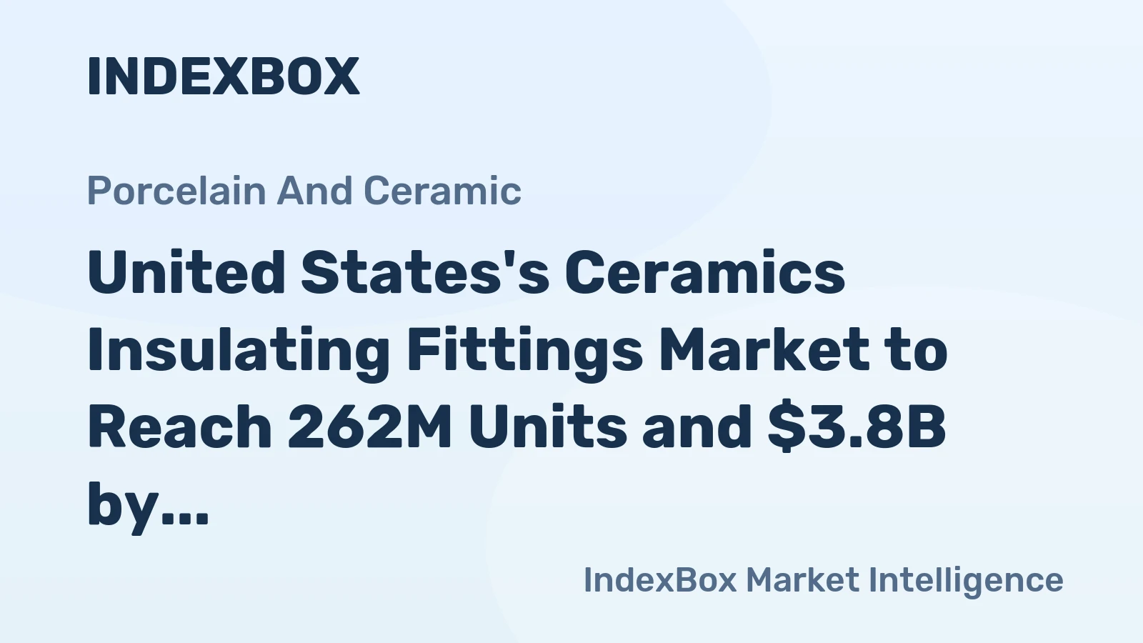 United States's Ceramics Insulating Fittings Market to Reach 262M Units and $3.8B by 2035