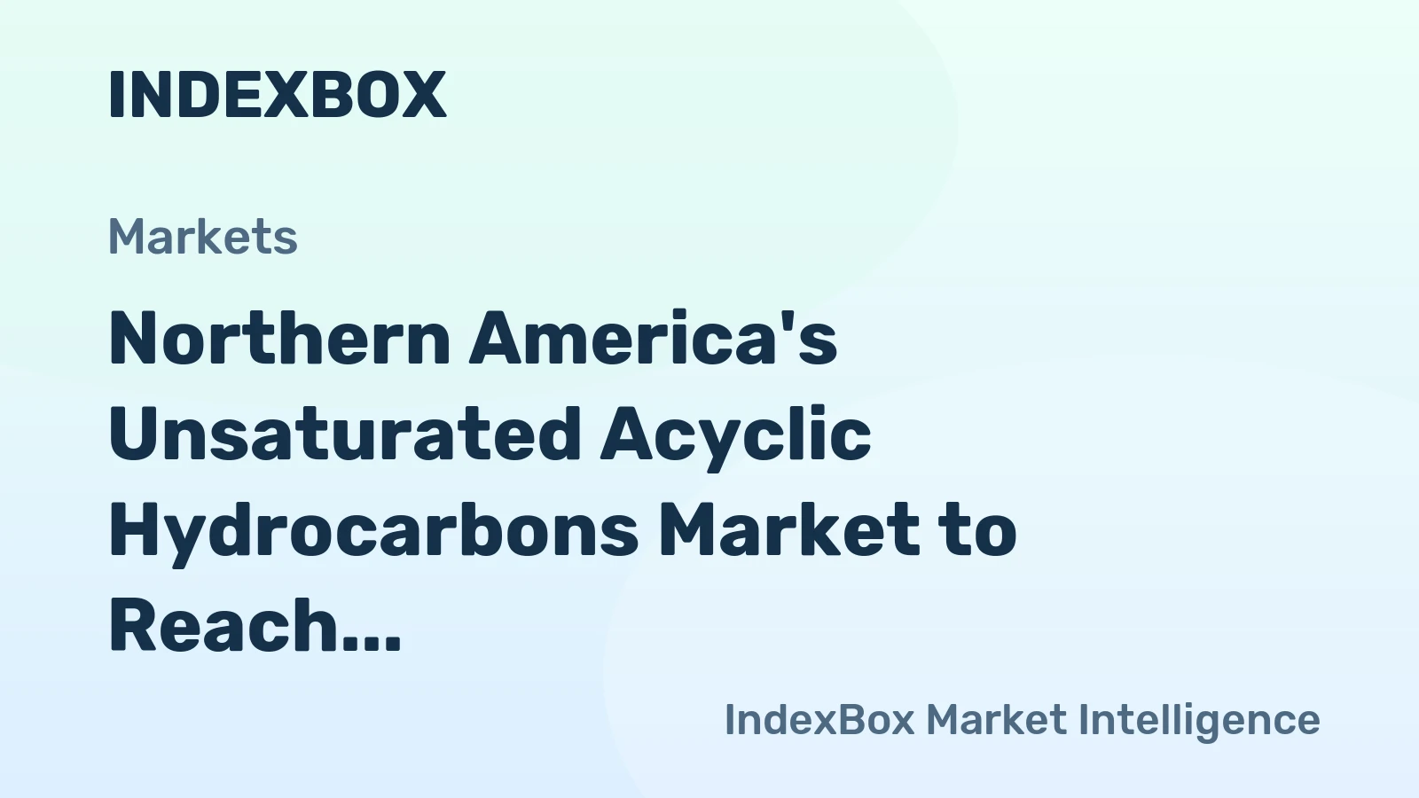 Northern America's Unsaturated Acyclic Hydrocarbons Market to Reach 636K Tons and $923M