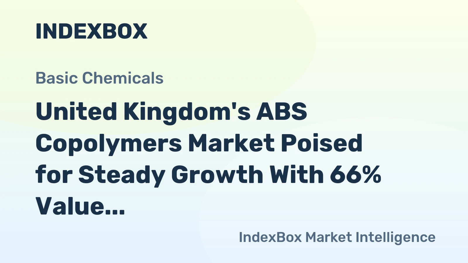 United Kingdom's ABS Copolymers Market Poised for Steady Growth With 66% Value CAGR Through 2035
