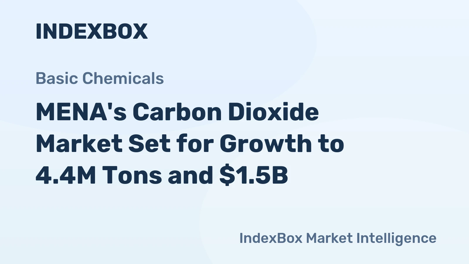 MENA's Carbon Dioxide Market Set for Growth to 4.4M Tons and $1.5B