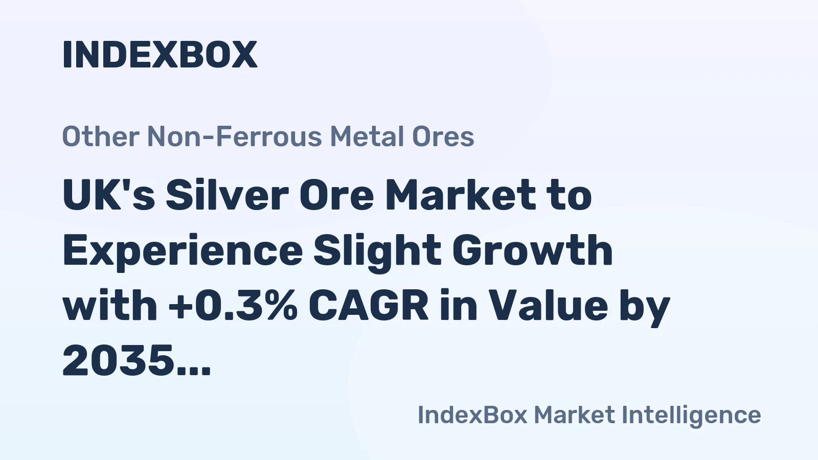 UK's Silver Ore Market to Experience Slight Growth with +0.3% CAGR in Value by 2035