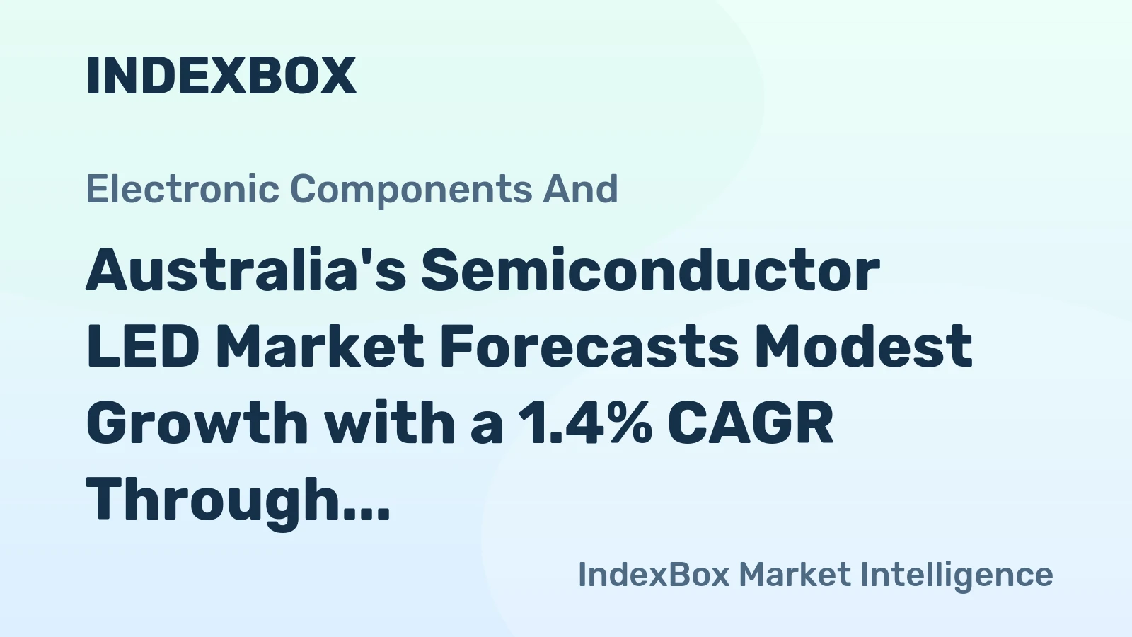 Australia's Semiconductor LED Market Forecasts Modest Growth with a 1.4% CAGR Through 2035
