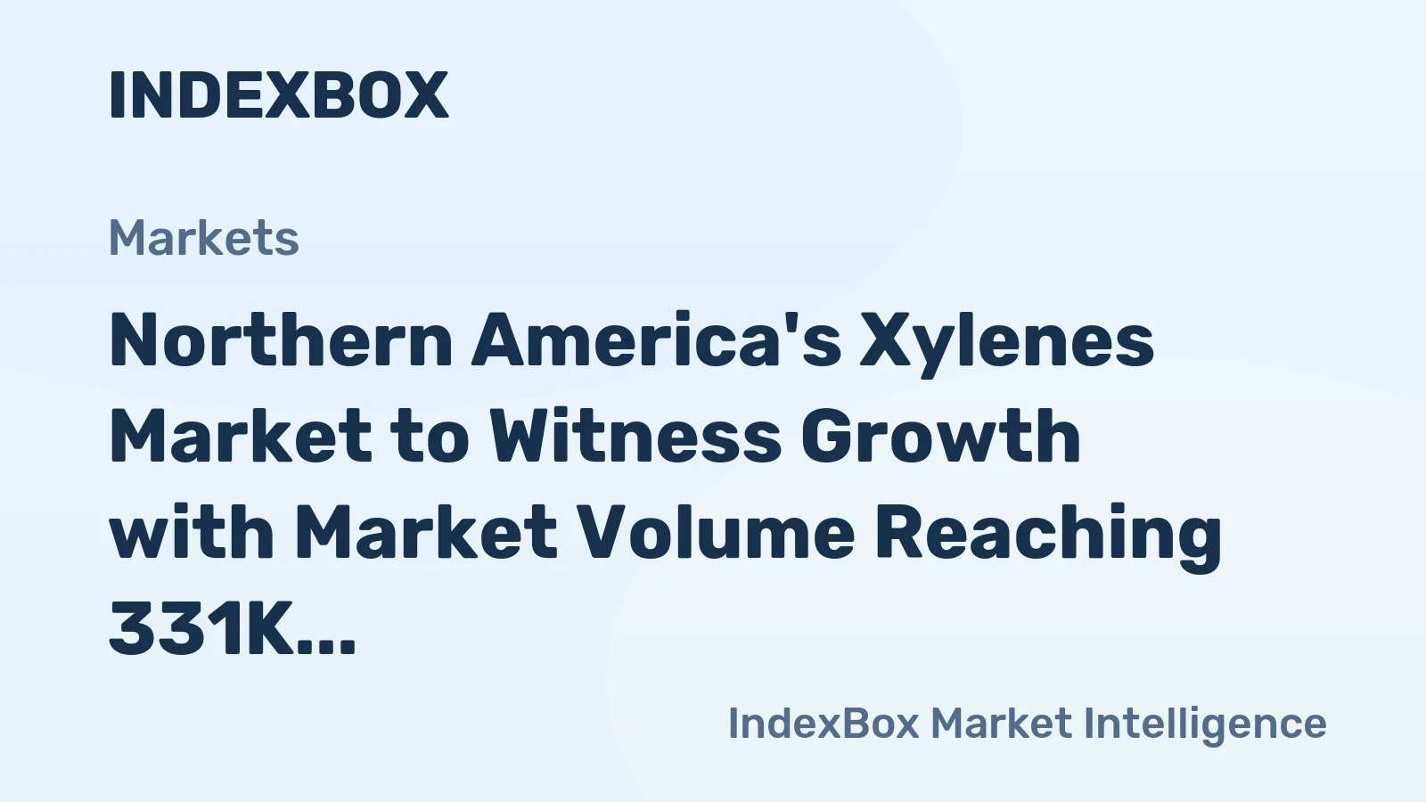 Northern America's Xylenes Market to Witness Growth with Market Volume Reaching 331K Tons and Market Value Surpassing $305M by 2035