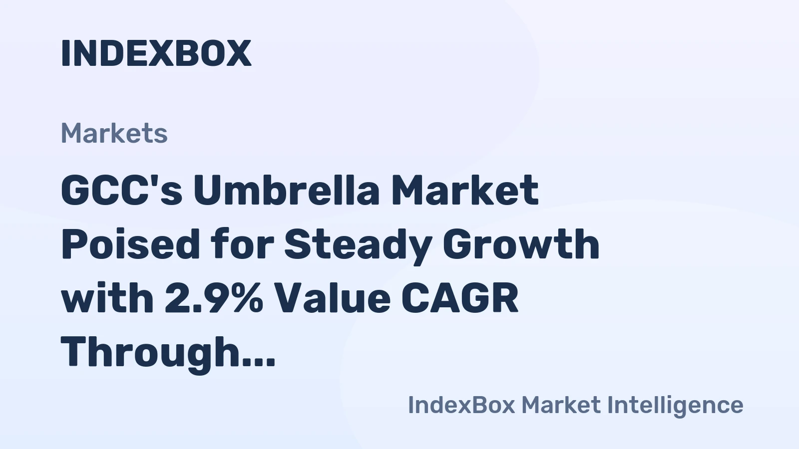 GCC's Umbrella Market Poised for Steady Growth with 2.9% Value CAGR Through 2035