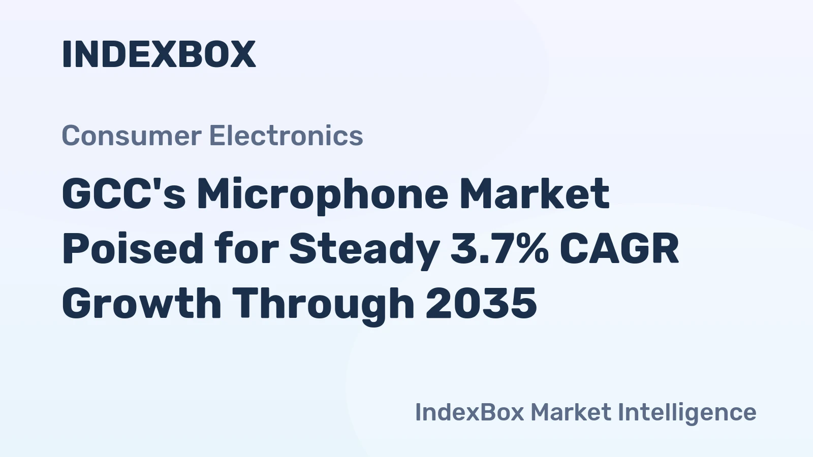 GCC's Microphone Market Poised for Steady 3.7% CAGR Growth Through 2035