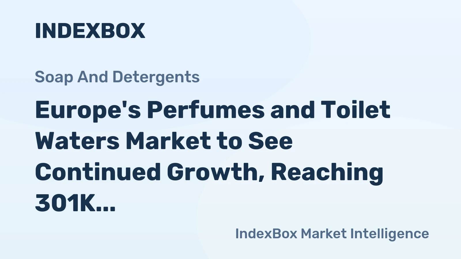 Europe's Perfumes and Toilet Waters Market to See Continued Growth, Reaching 301K Tons and $11.5B by 2035