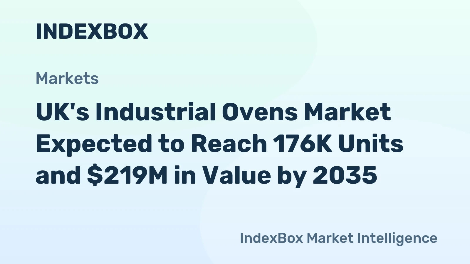 UK's Industrial Ovens Market Expected to Reach 176K Units and $219M in Value by 2035