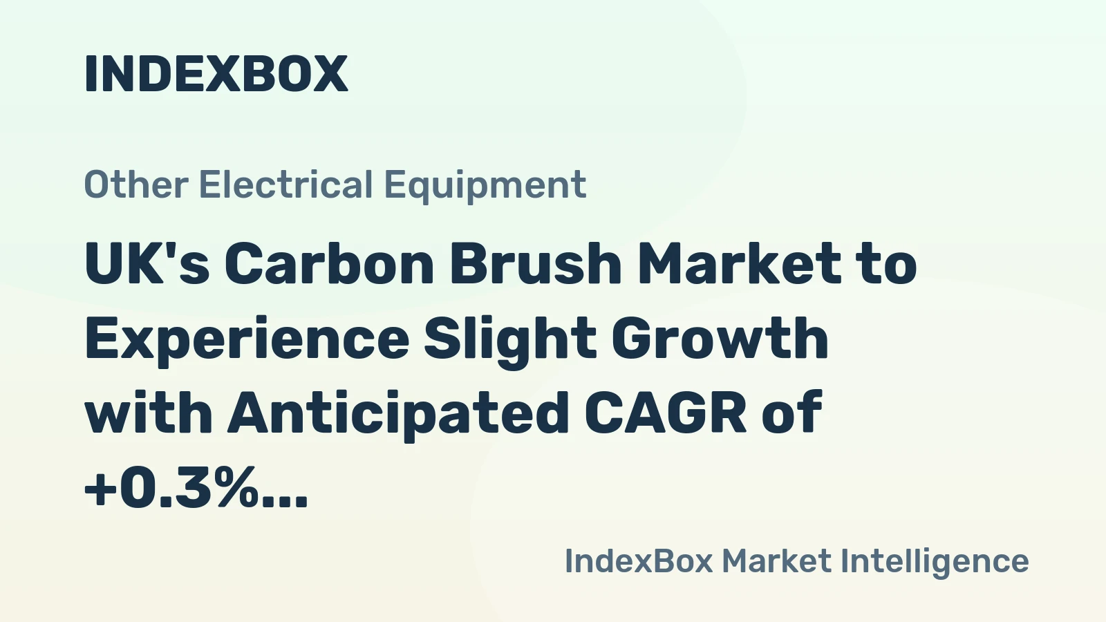 UK's Carbon Brush Market to Experience Slight Growth with Anticipated CAGR of +0.3% from 2024 to 2035