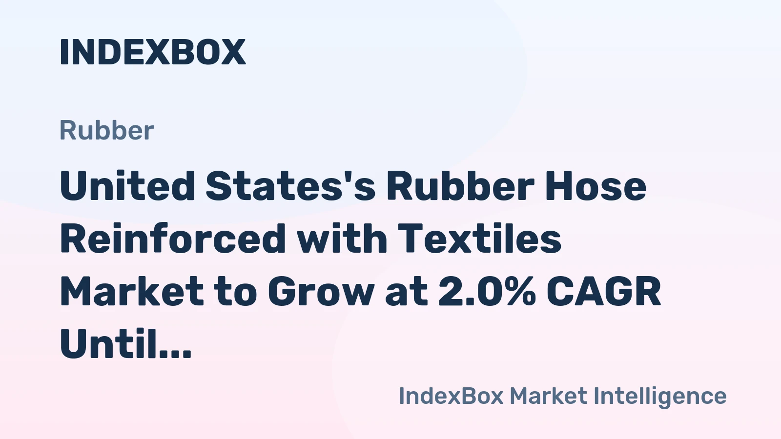 United States's Rubber Hose Reinforced with Textiles Market to Grow at 2.0% CAGR Until 2035