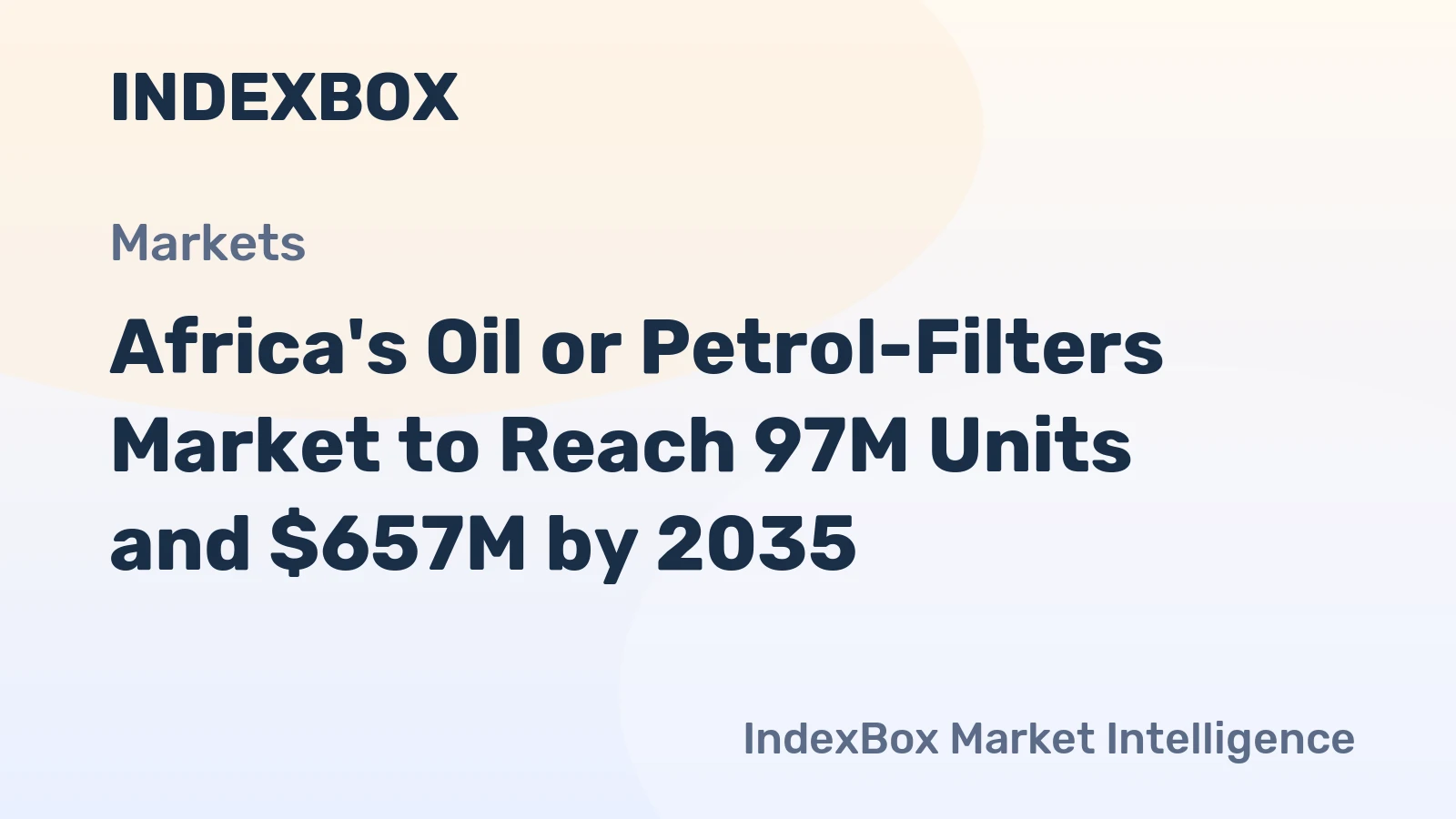 Africa's Oil or Petrol-Filters Market to Reach 97M Units and $657M by 2035