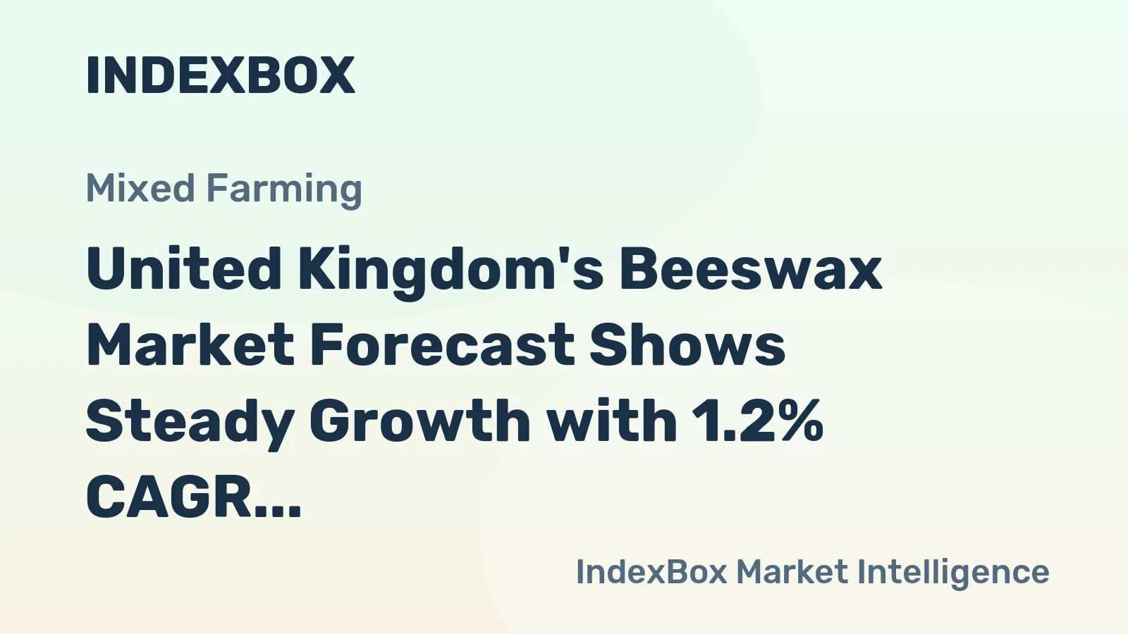 United Kingdom's Beeswax Market Forecast Shows Steady Growth with 1.2% CAGR in Value