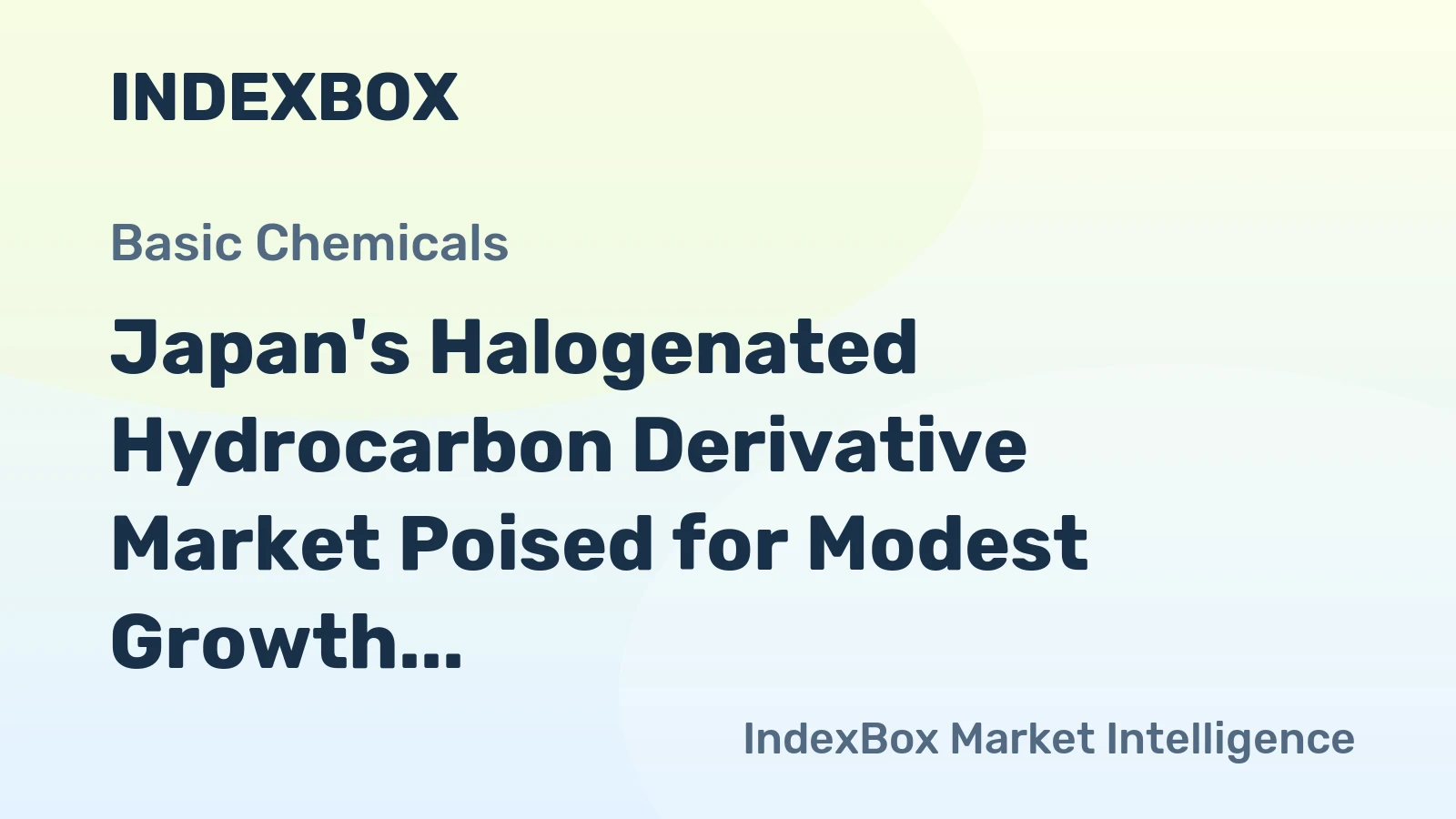Japan's Halogenated Hydrocarbon Derivative Market Poised for Modest Growth with 3.3% CAGR