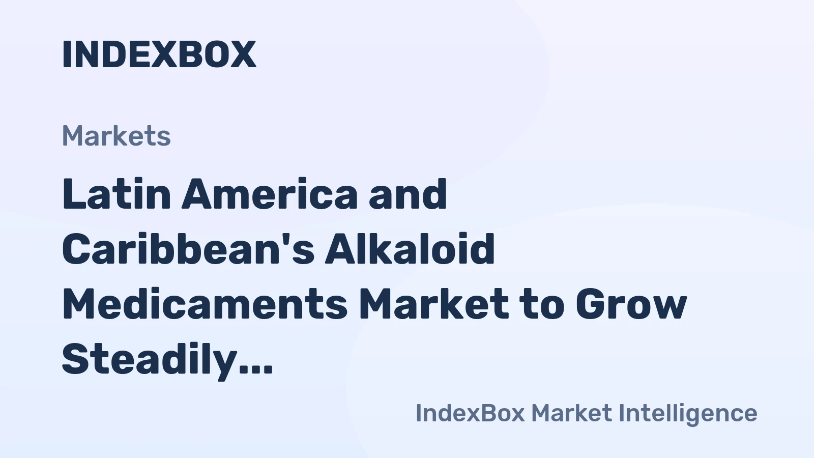 Latin America and Caribbean's Alkaloid Medicaments Market to Grow Steadily with 2% CAGR Through 2035