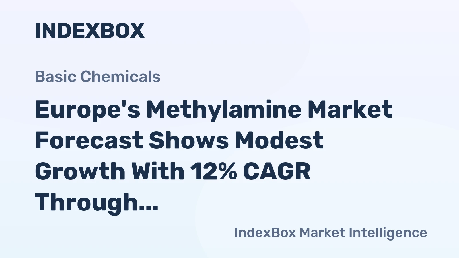 Europe's Methylamine Market Forecast Shows Modest Growth With 12% CAGR Through 2035