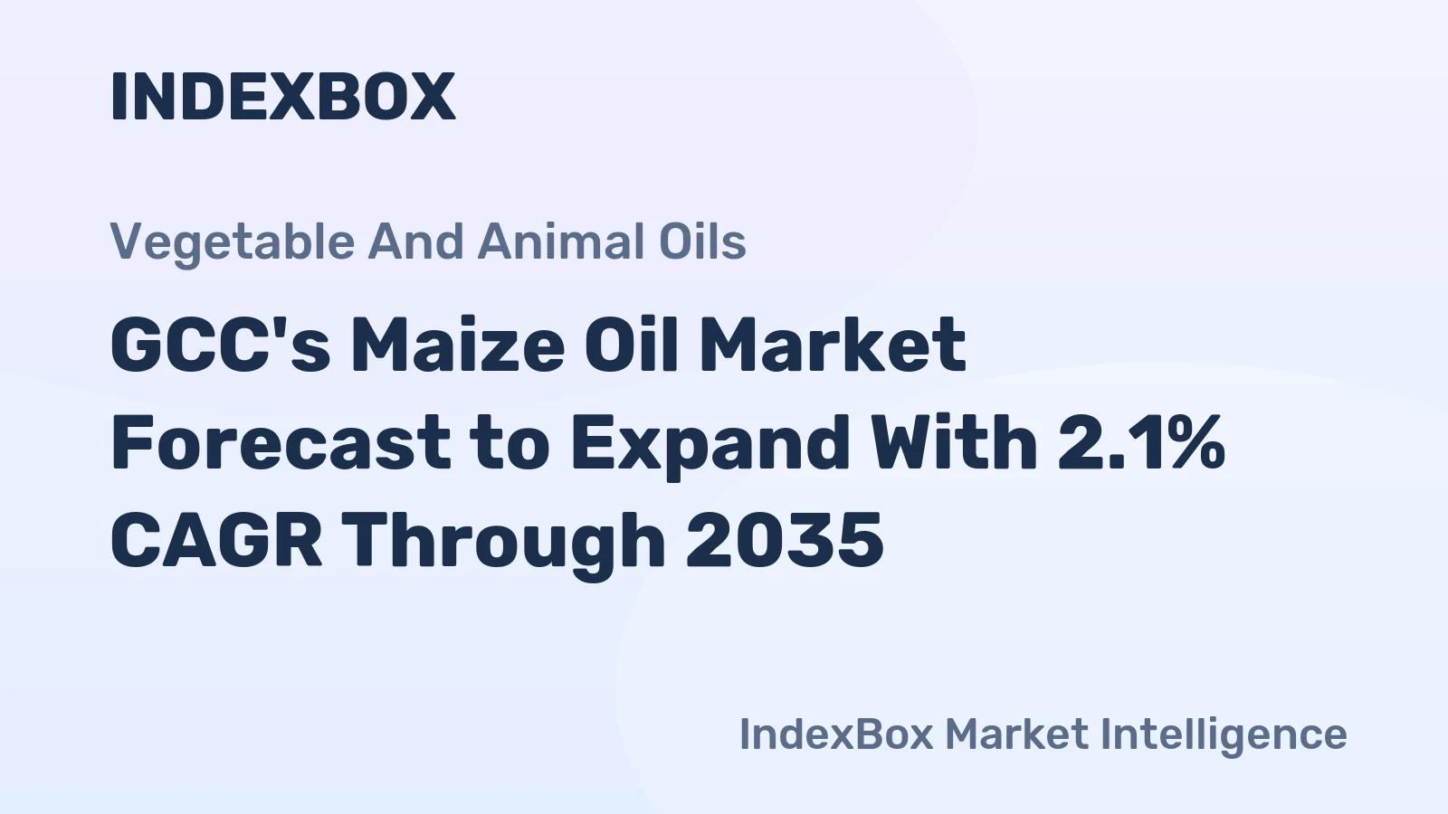 GCC's Maize Oil Market Forecast to Expand With 2.1% CAGR Through 2035