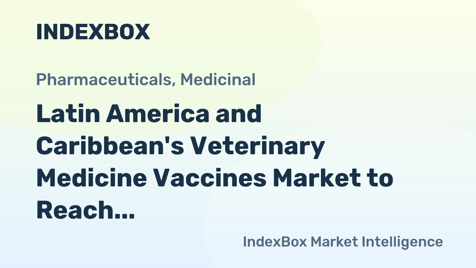 Latin America and Caribbean's Veterinary Medicine Vaccines Market to Reach 20K Tons and $1.5B by 2035