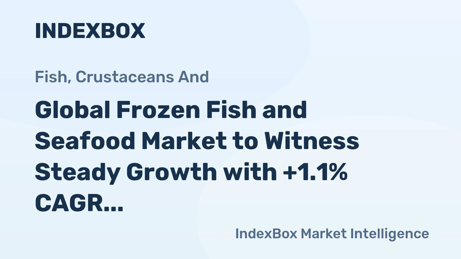 Global Frozen Fish and Seafood Market to Witness Steady Growth with +1.1% CAGR, Reaching 51M Tons by 2035